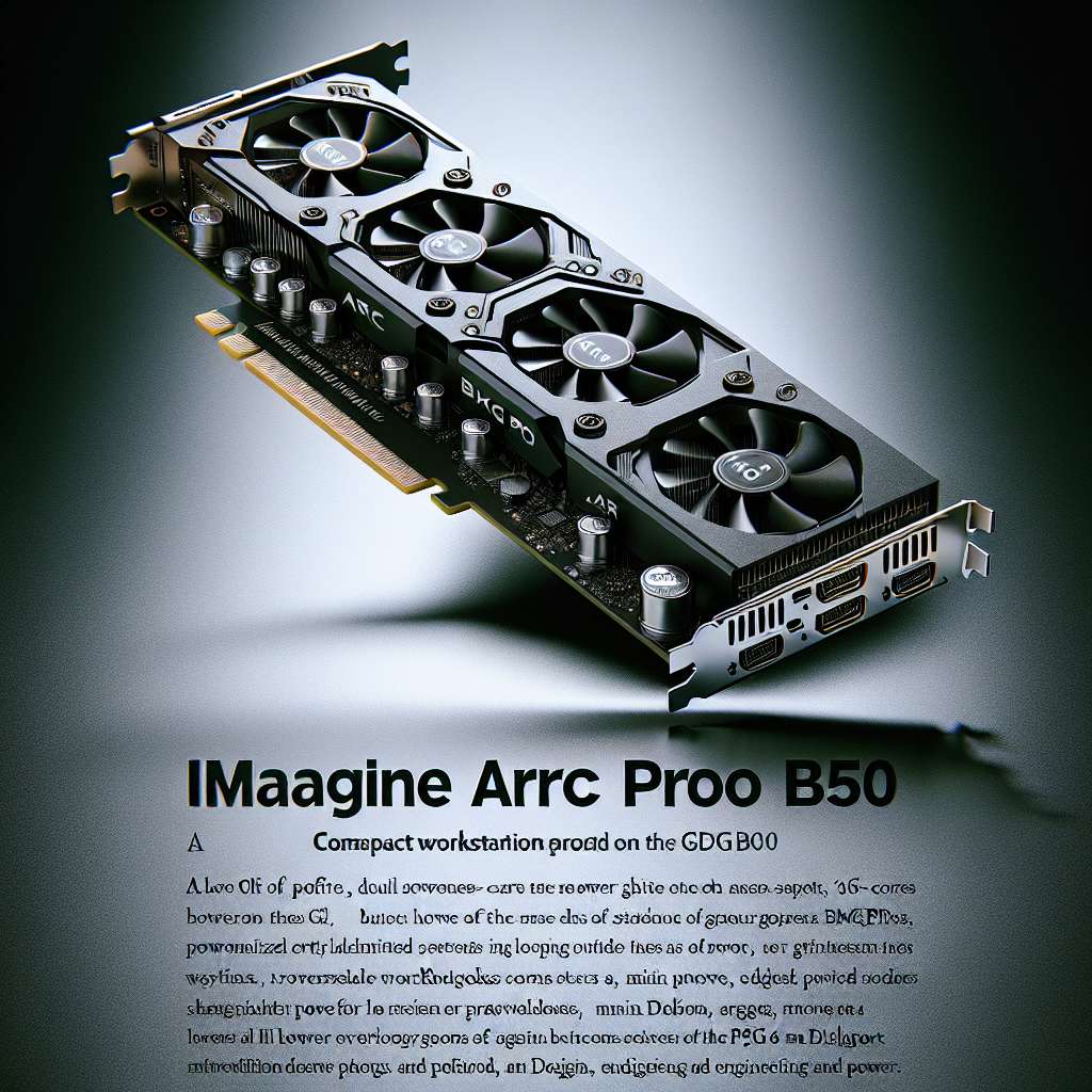 Intel ships Arc Pro B50 for small-form-factor workstations with local ...